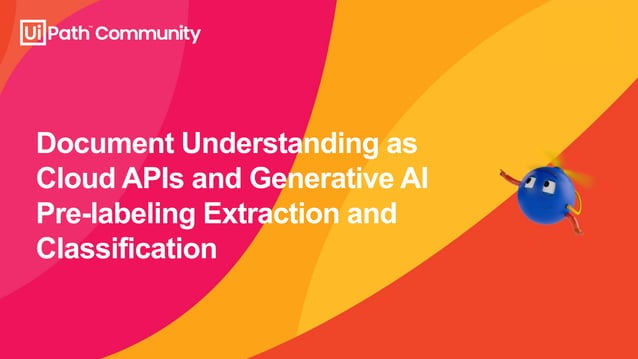 Document Understanding as Cloud APIs and Generative AI Pre-labeling ...