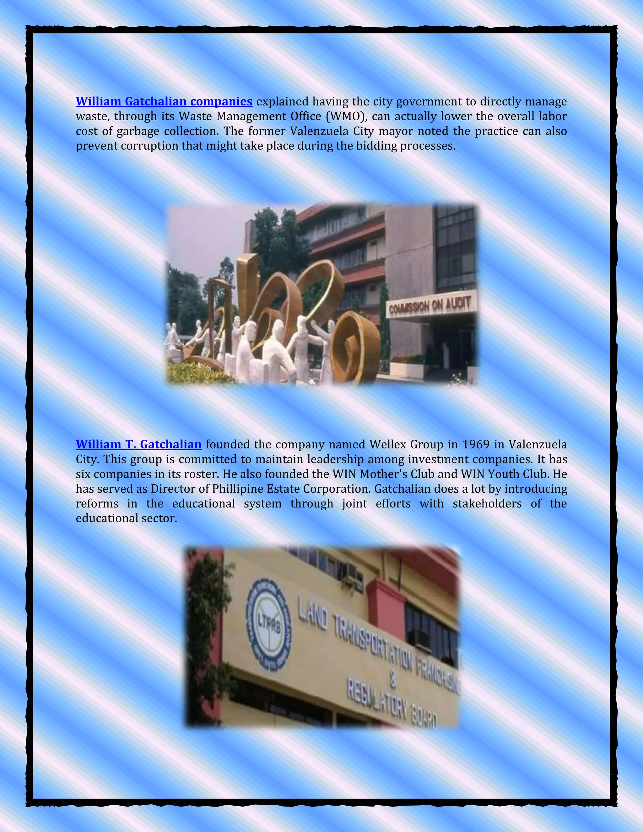 William Gatchalian Wellex Group | DOCX