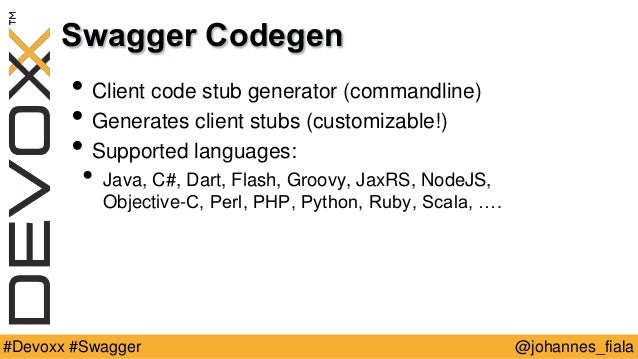 Document Your Rest Api Using Swagger Devoxx 2015