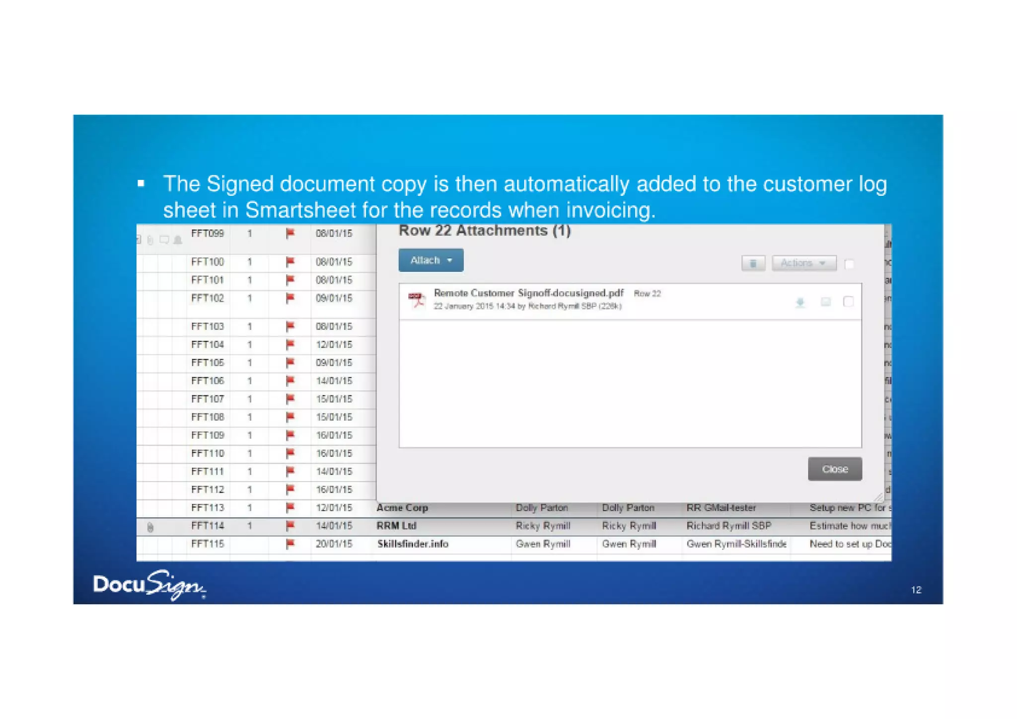 DocuSign & Smartsheet-combined for service-signoff | PDF | Internet | Computing