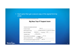 DocuSign & Smartsheet-combined for service-signoff | PPT