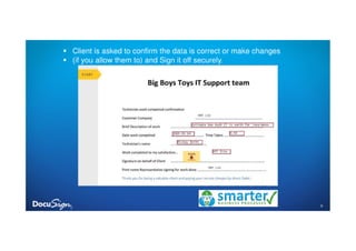 DocuSign & Smartsheet-combined for service-signoff | PPT