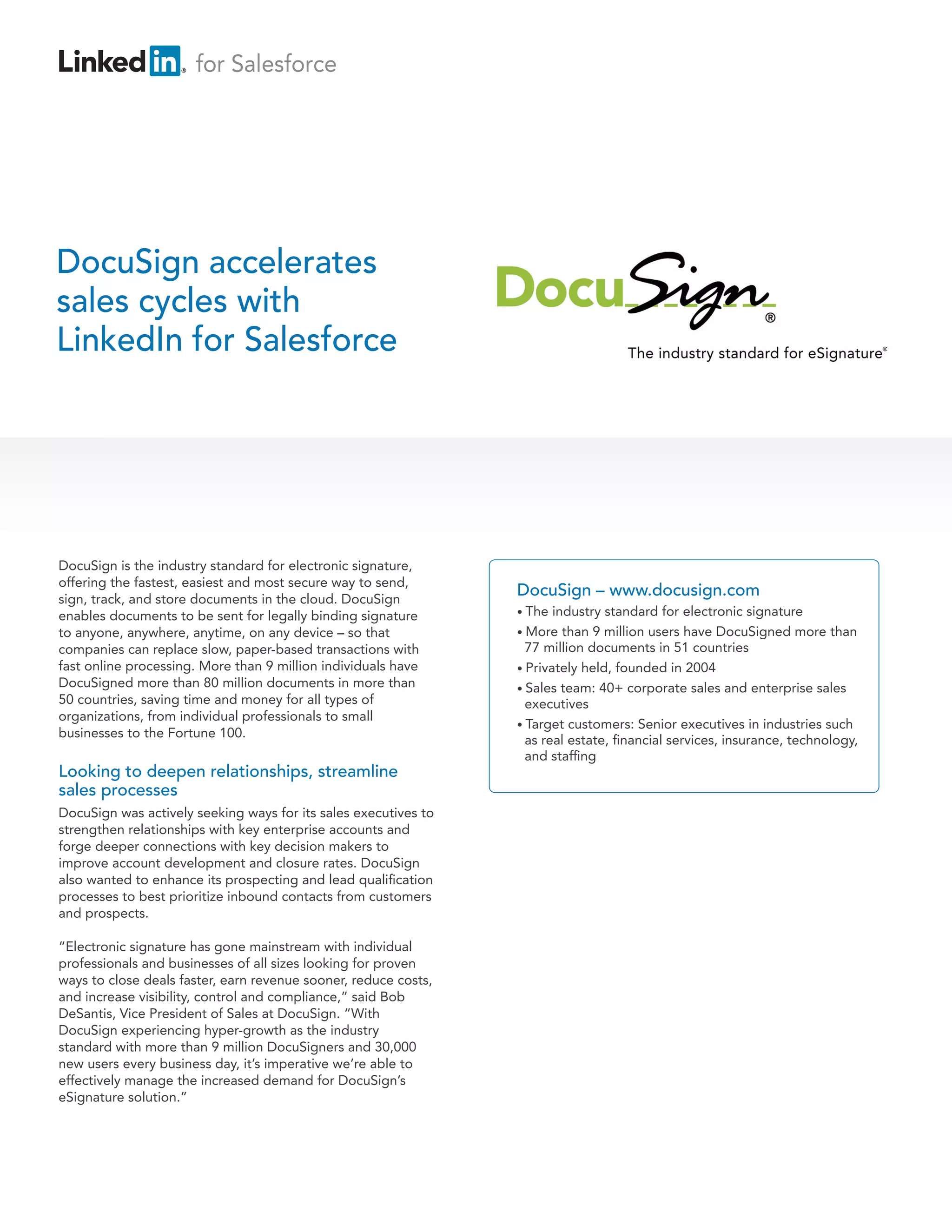 DocuSign Case Study | PDF
