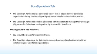 Docu sign integration with salesforce beginner learning series setting ...