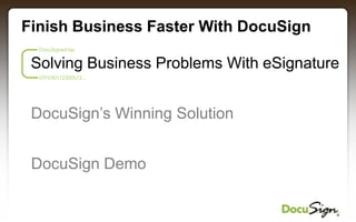DocuSign Company Overview | PPTX