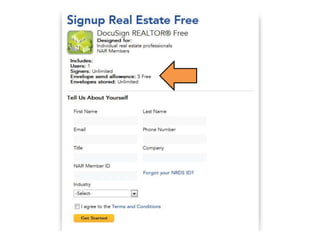 Docusign presentation for Real Estate | PPT
