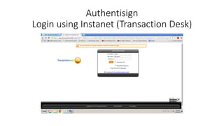 Simple Authentisign Overview | PPTX