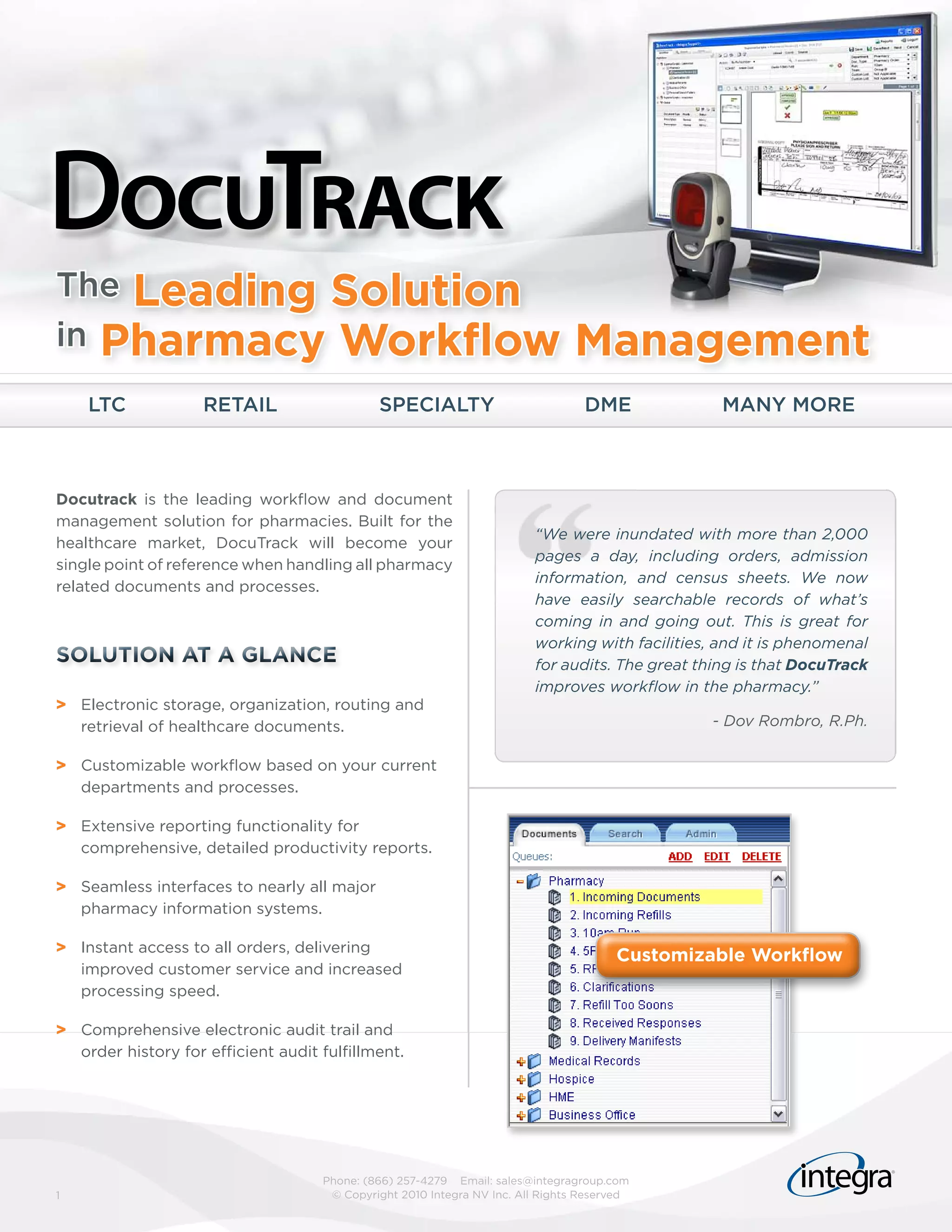 DocuTrack Datasheet | PDF