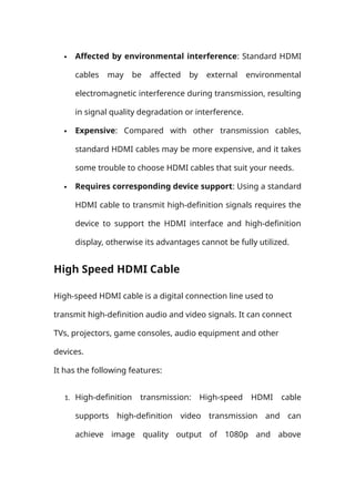 What Are the Three Types of HDMI Cables? | DOCX