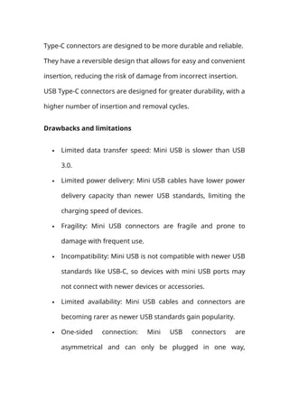 USB-C vs. Mini USB: Which Is Better for Your Devices? | DOCX