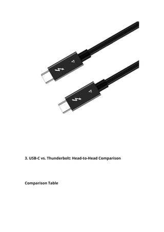 USB-C vs Thunderbolt: A Clear Guide to Ports | DOCX