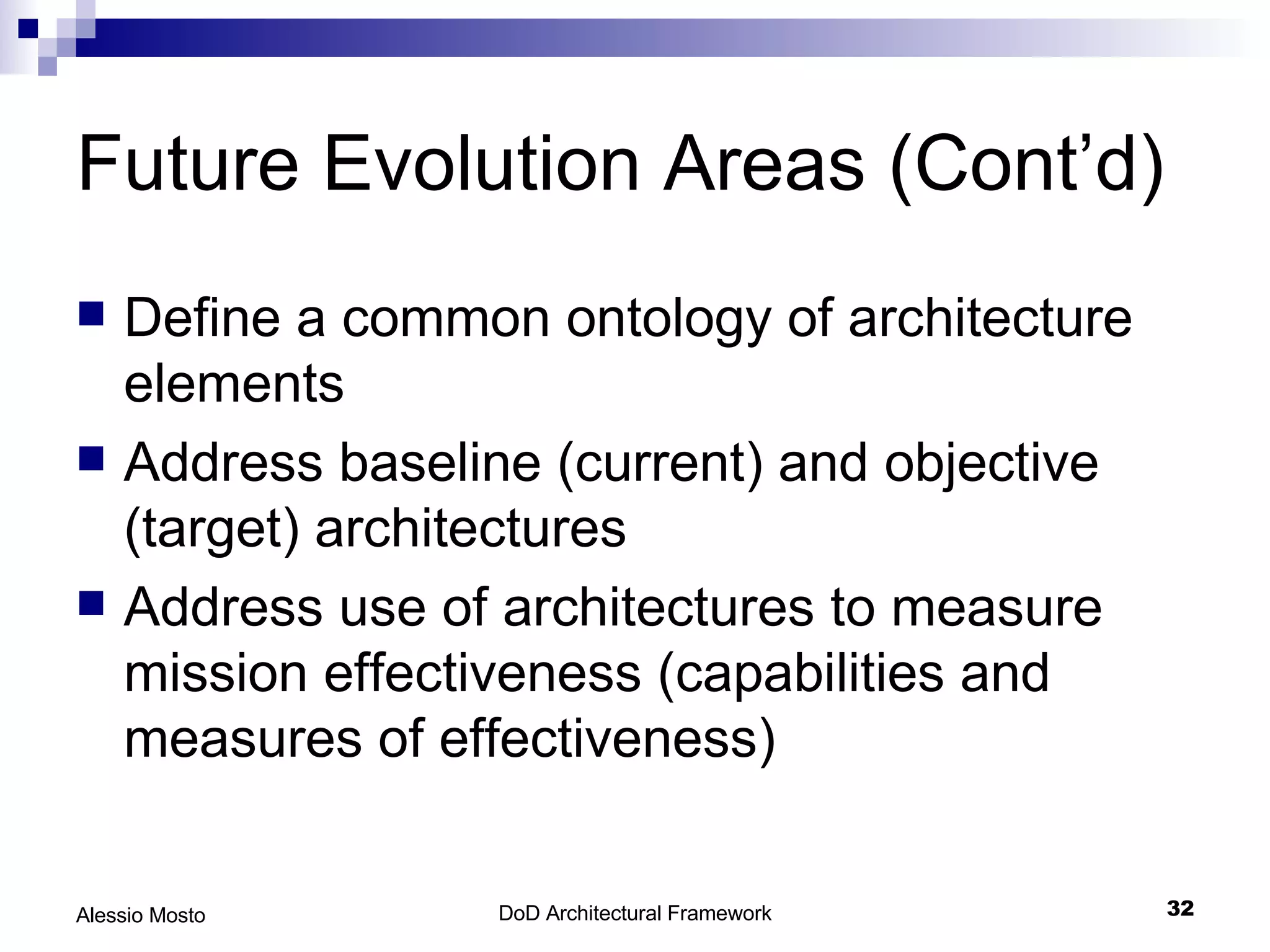 DoD Architecture Framework Overview | PPT