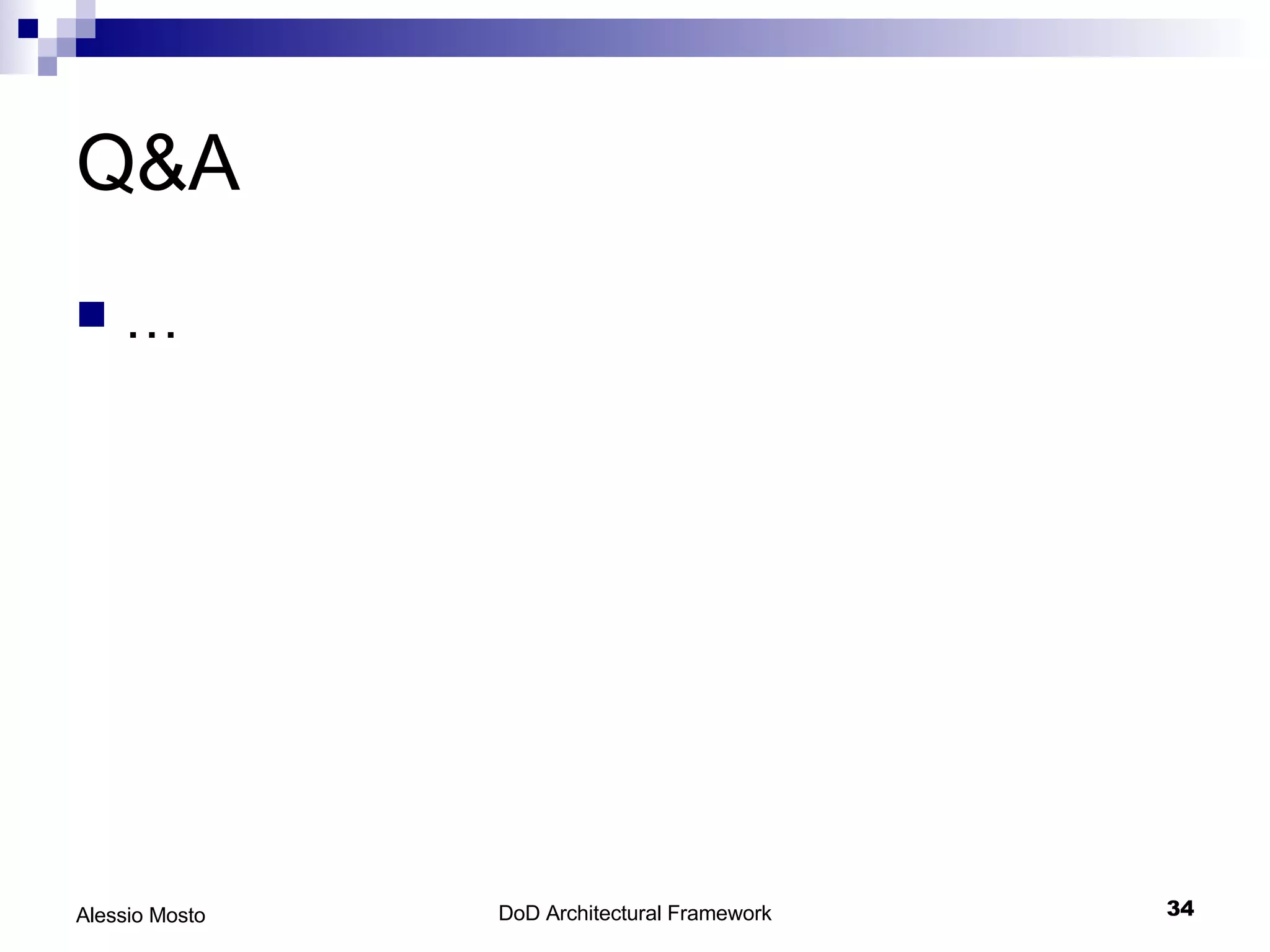 DoD Architecture Framework Overview | PPT