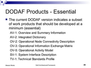DoD Architecture Framework Overview | PPT