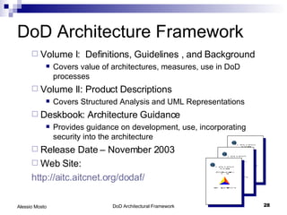 DoD Architecture Framework Overview | PPT