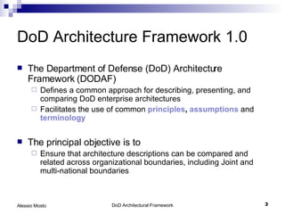 DoD Architecture Framework Overview | PPT