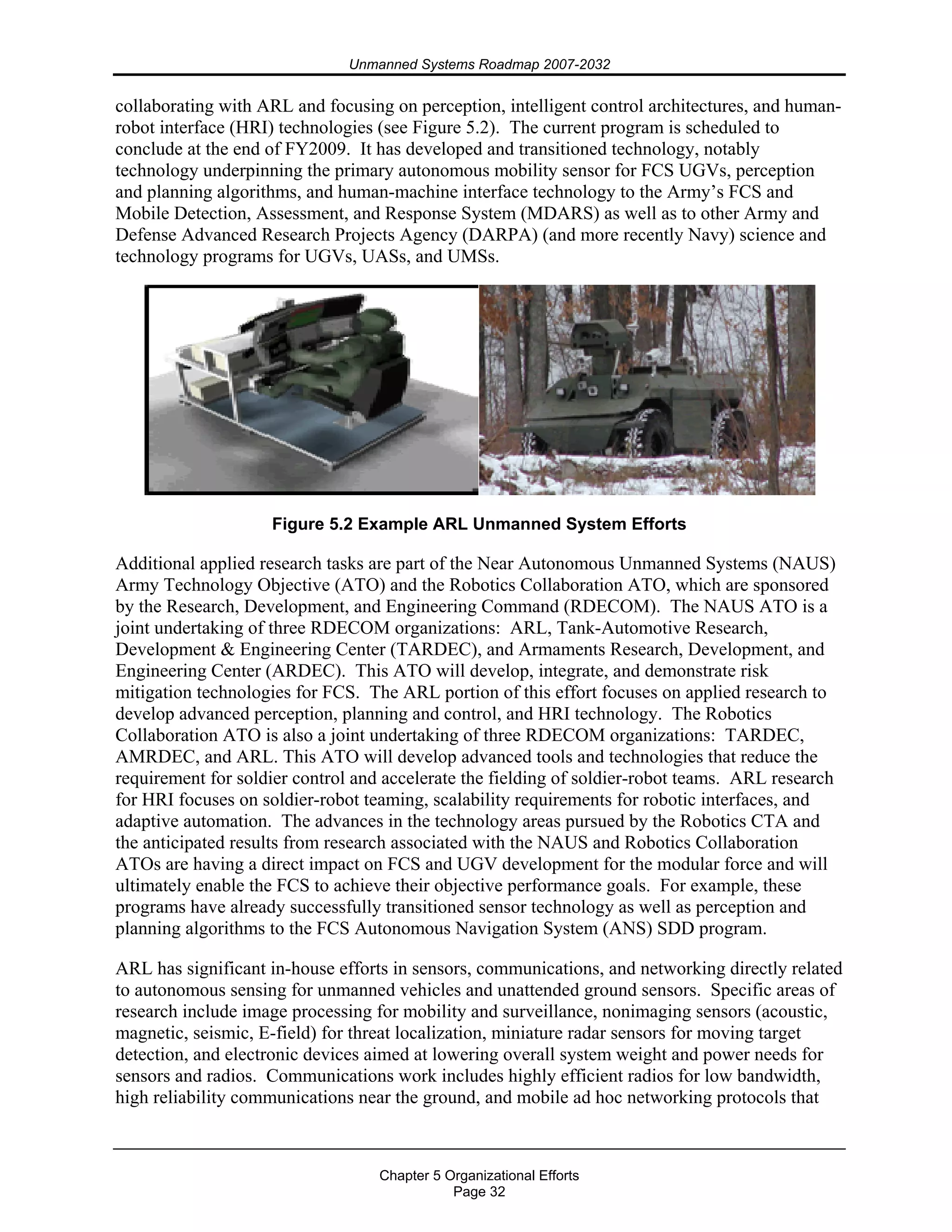 Dod Unmanned Systems Roadmap 2007-2032 | PDF