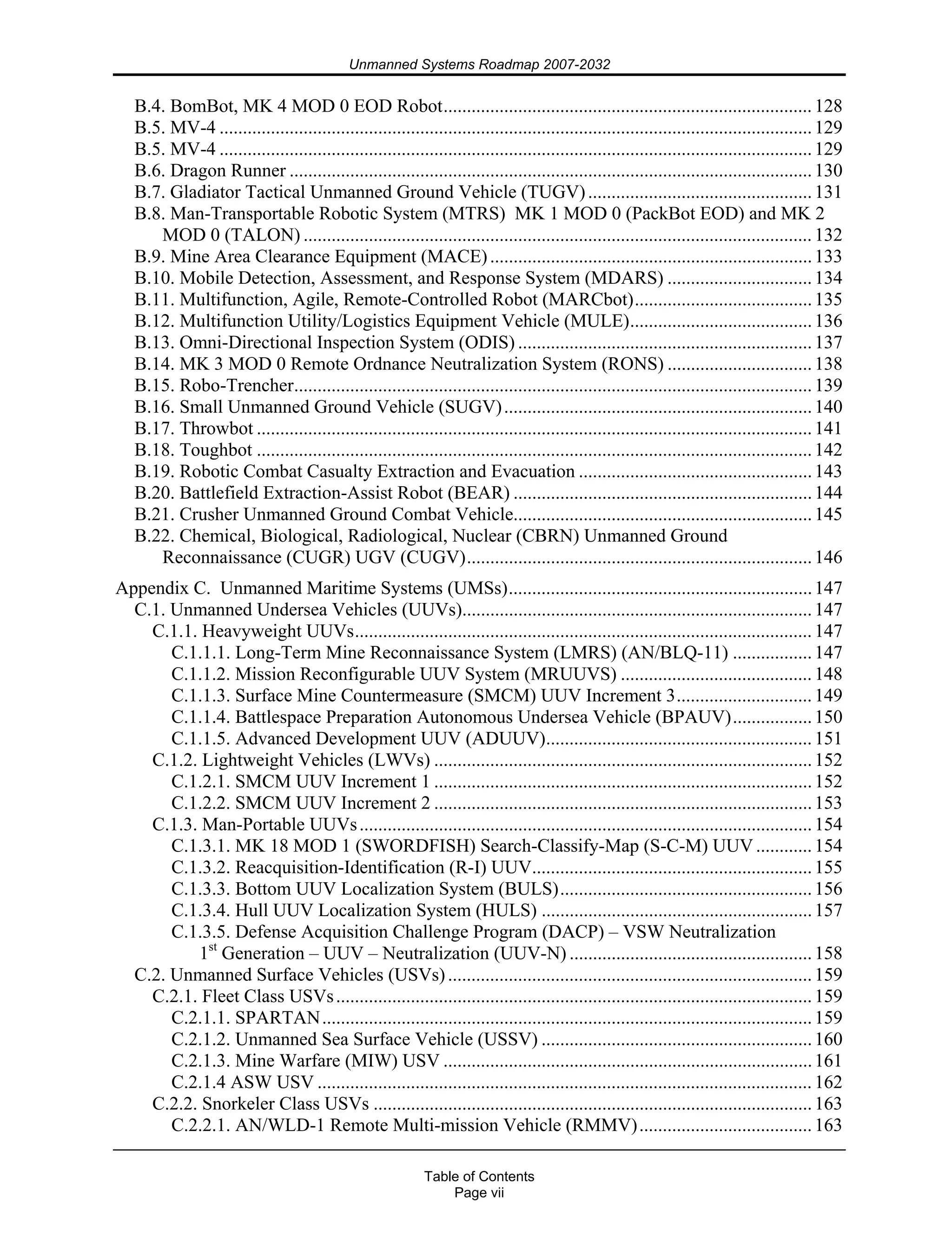 Dod Unmanned Systems Roadmap 2007-2032 | PDF