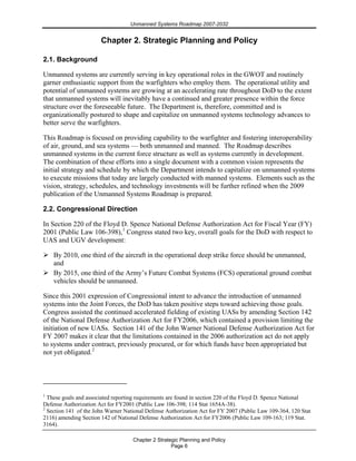 Dod Unmanned Systems Roadmap 2007-2032 | PDF
