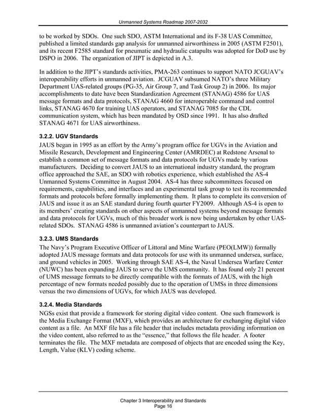 Dod Unmanned Systems Roadmap 2007-2032 | PDF