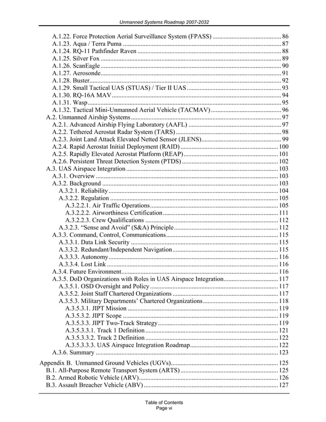 Dod Unmanned Systems Roadmap 2007-2032 | PDF