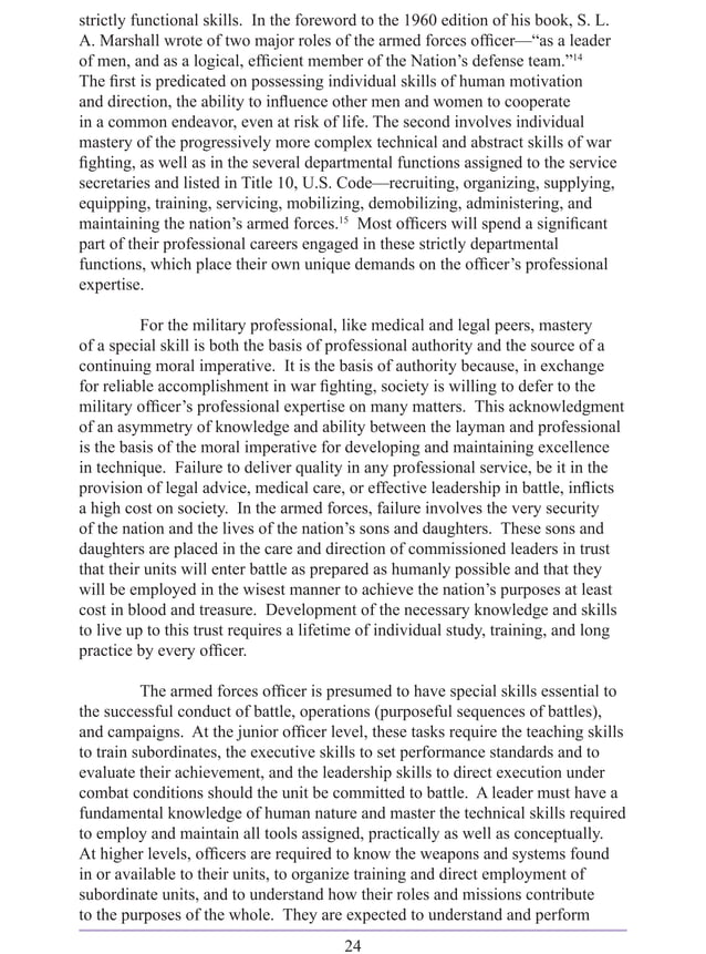 Dod Us Forces Armed Forces Officer Handbook | PDF | Business | Business and Finance