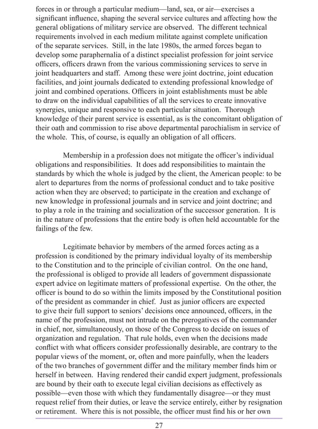 Dod Us Forces Armed Forces Officer Handbook | PDF | Business | Business ...