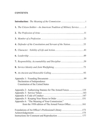 Dod Us Forces Armed Forces Officer Handbook | PDF