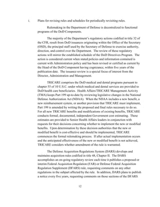 Department of Defense Preliminary Regulatory Reform Plan | PDF