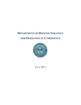 DoD Cyber Strategy | PDF
