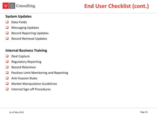 The Practical Implementation of Dodd-Frank for End Users | PPT