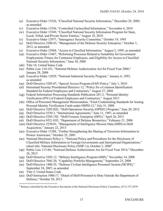 Department of Defense Instruction 5143_DUSD Intelligence 24Oct14 | PDF