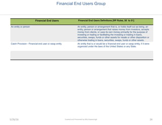 Dodd frank Uncleared Margin Rules | PDF