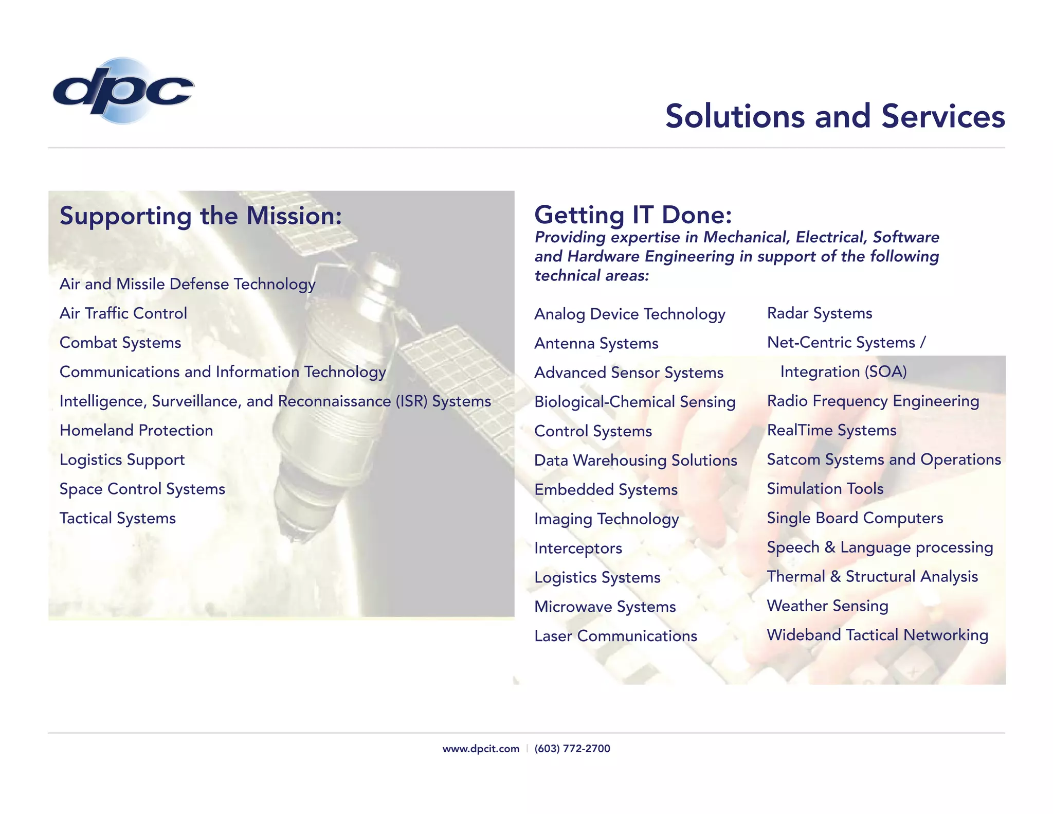 Do D Engineering Capabilities | PPT