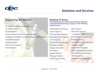 Do D Engineering Capabilities | PPT