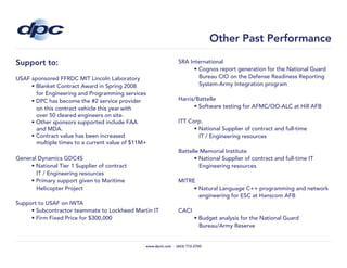 Do D Engineering Capabilities | PPT