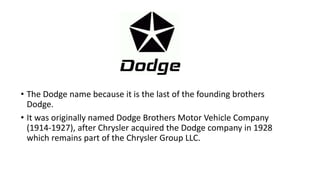 Dodge | PPTX