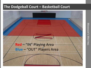 Dodgeball Court Layout
