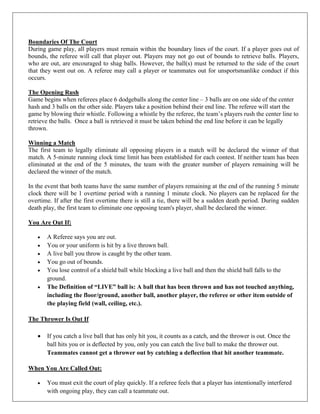 Dodgeball Tournament Packet 2014 | PDF