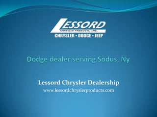 Dodge dealer serving Sodus, Ny | PPT