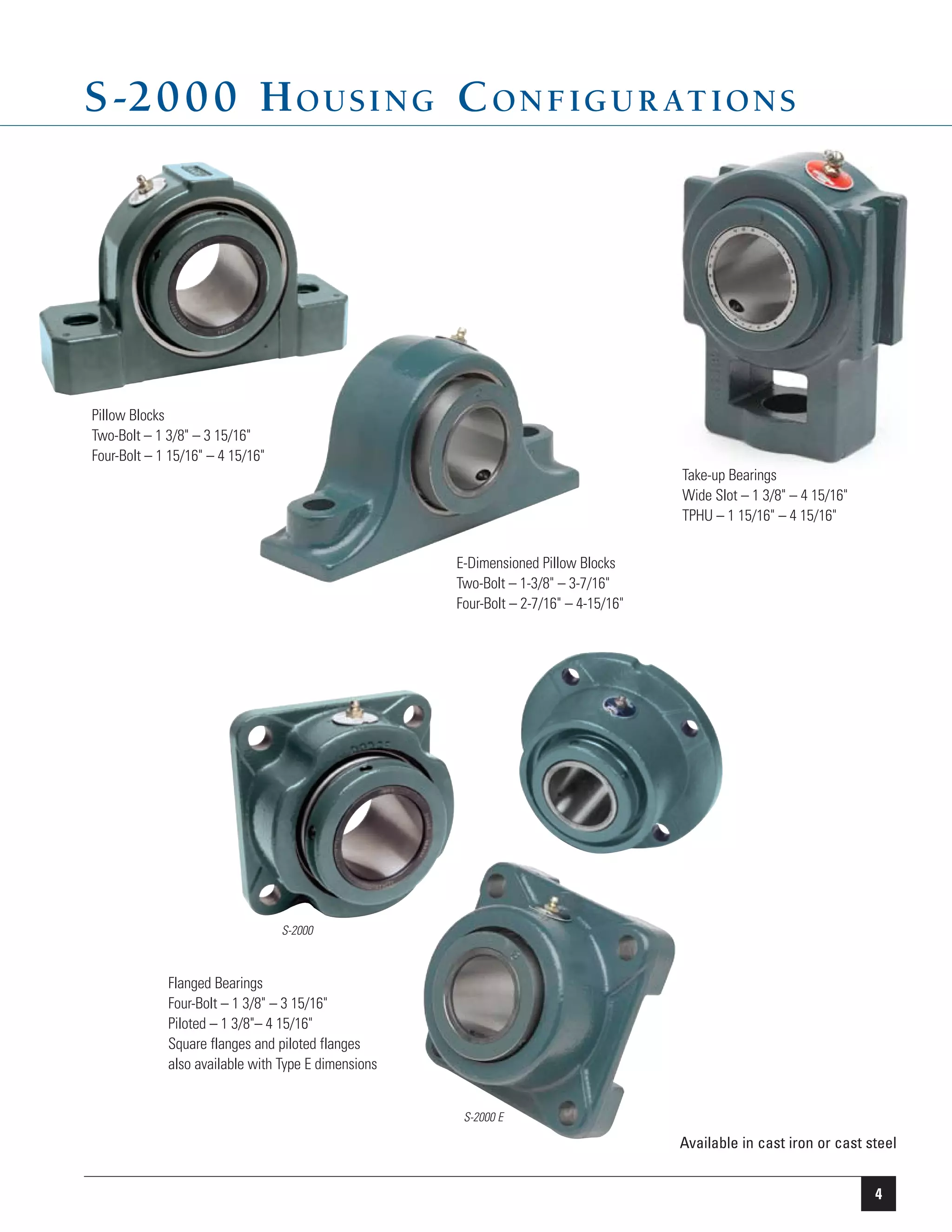Dodge S-2000 Roller Bearings Brochure | PDF