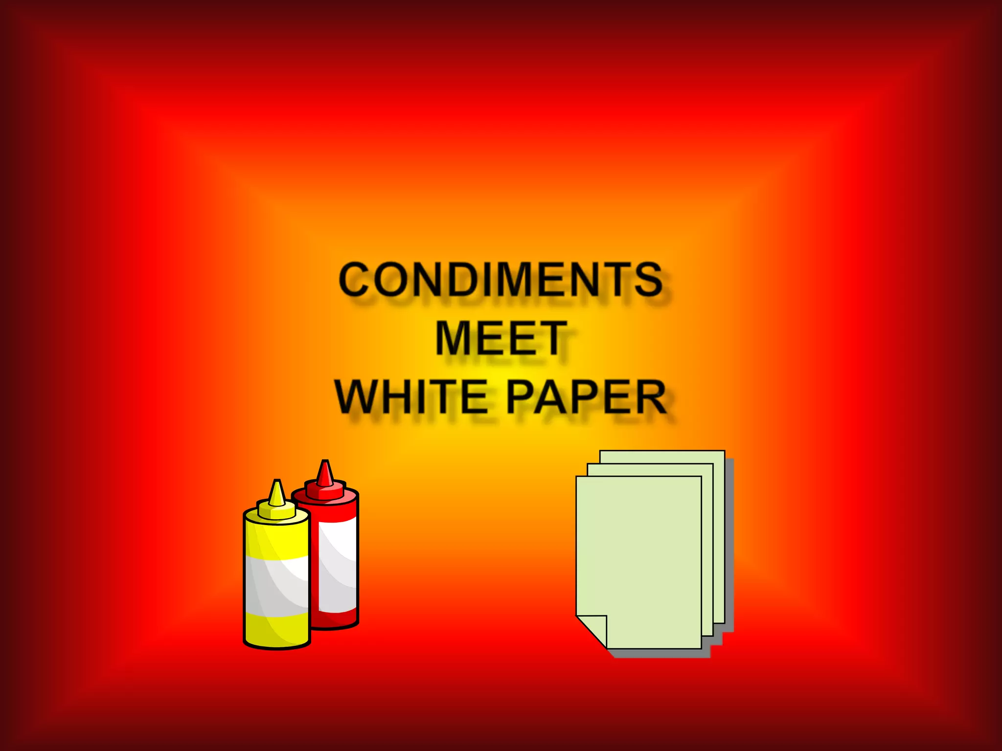 Dodge that condiment! | PPTX