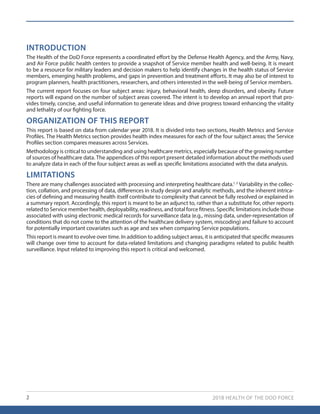 DOD Health of the Force 2018 | PDF
