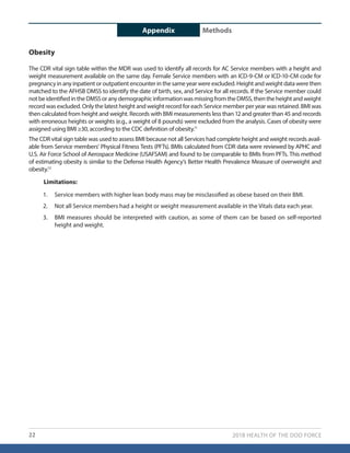 DOD Health of the Force 2018 | PDF