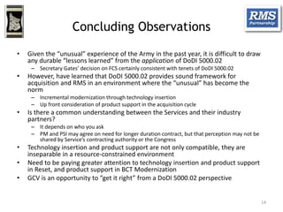 DoDi 5000.02 And Resource Informed Army Modernization | PPTX