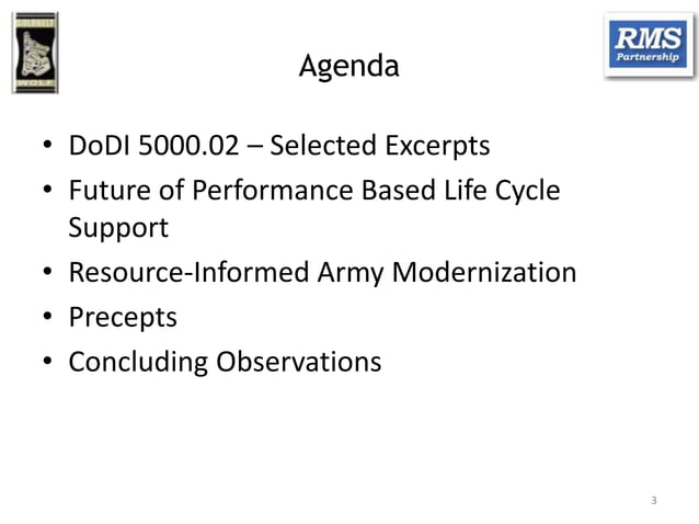 DoDi 5000.02 And Resource Informed Army Modernization | PPTX | Defense ...