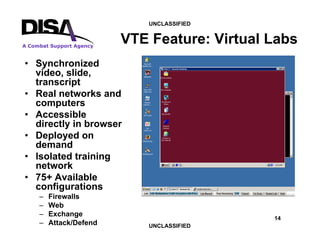 DoD IA Training Products, Tools Integration, and Operationalization | PPT
