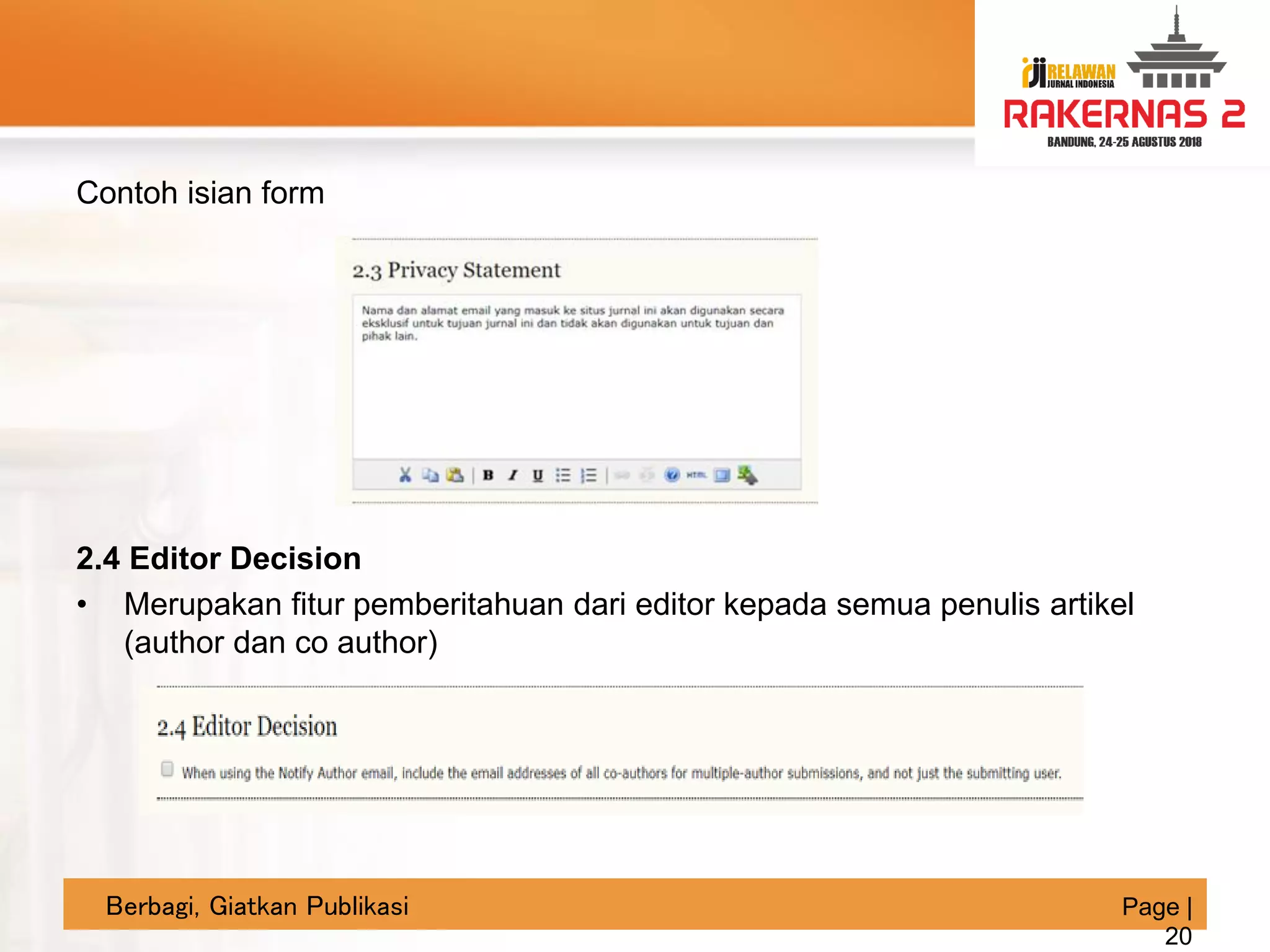 CARA MUDAH SETTING OJS | PDF