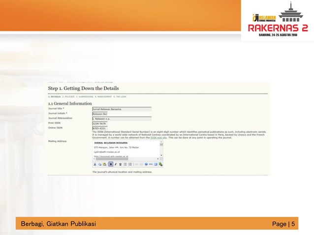 CARA MUDAH SETTING OJS | PDF