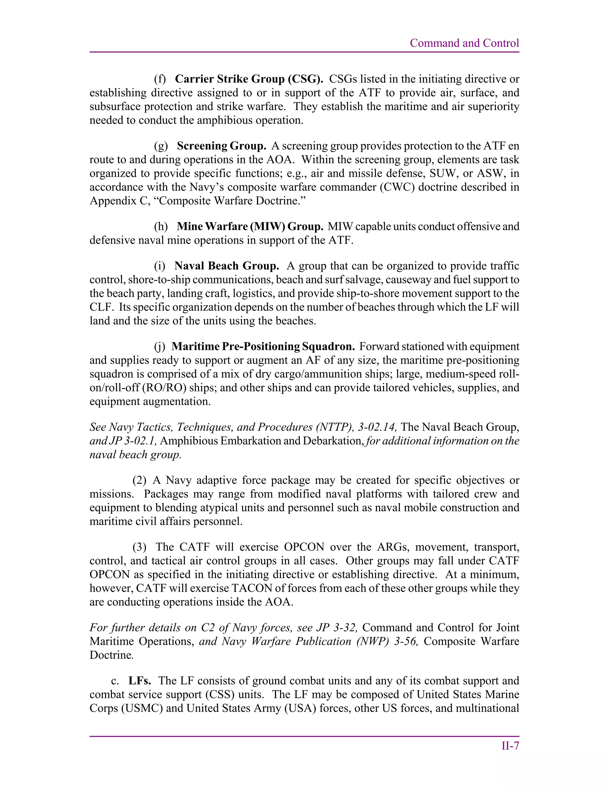 DOD Joint Doctrine on Amphibious Operations (Aug 2014) | PDF